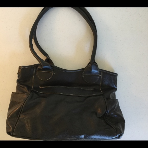 Mondo | Bags | Mondo Leather Shoulder Bag Black Mint | Poshmark